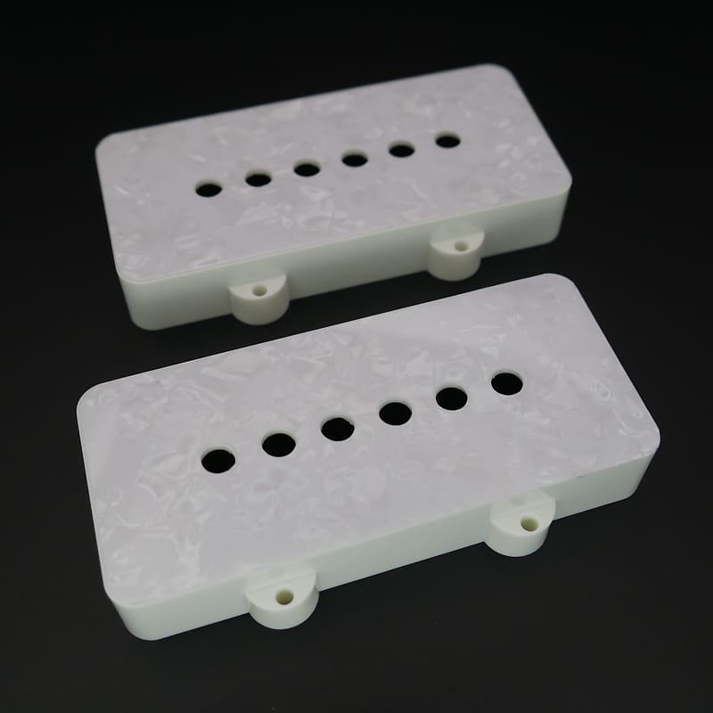 White Pearloid Pearl Custom Made Jazzmaster JM Guitar Fender | Reverb