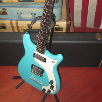 1964 Epiphone Wilshire Rare Custom Color Blue w Hard Case | Reverb