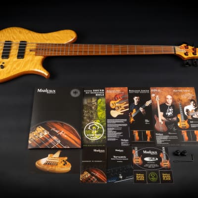 2023 Marleaux MBass 5-String Movingui Friso Signature Top - | Reverb