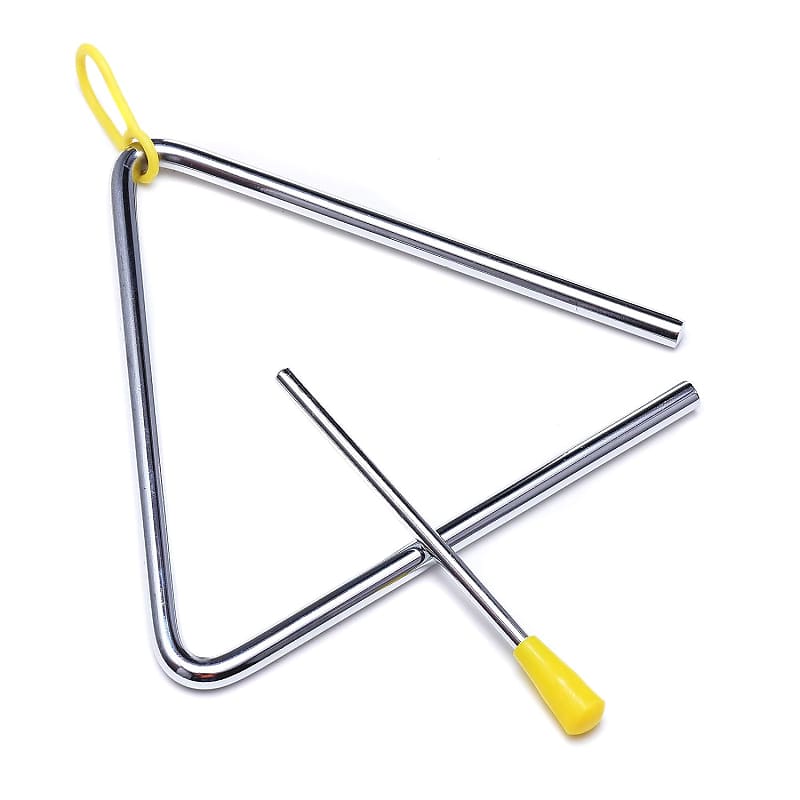 6 Inch Musical Steel Triangle Percussion Instrument With | Reverb