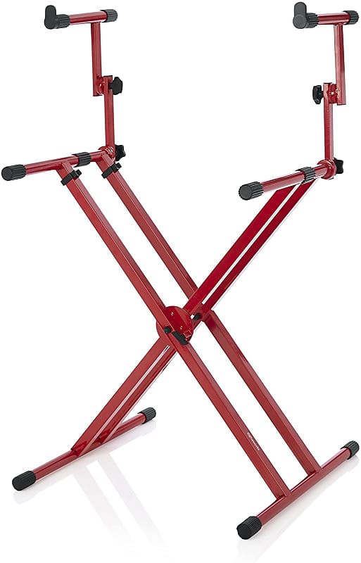 Gator Frameworks Deluxe Two Tier X Frame Keyboard Stand; | Reverb
