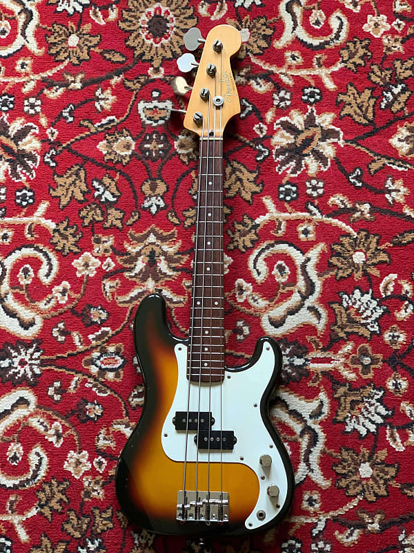 Rare 1992 Fender precision bass Mpb-33 in Sunburst finish | Reverb UK