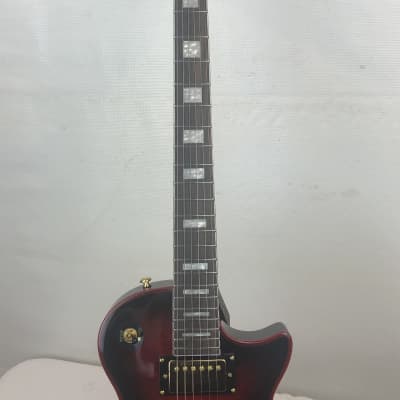 Firefly Elite RED BAT LP Style Electric Guitar - Dark Cherry | Reverb