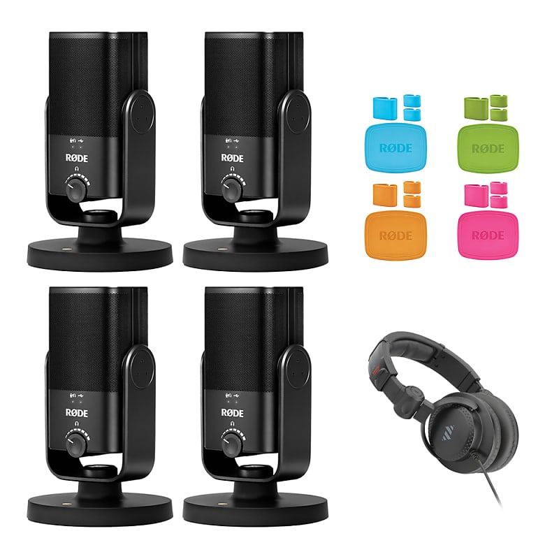 Rode NT-USB Mini USB Microphone (4-Pack) Bundle with Rode | Reverb