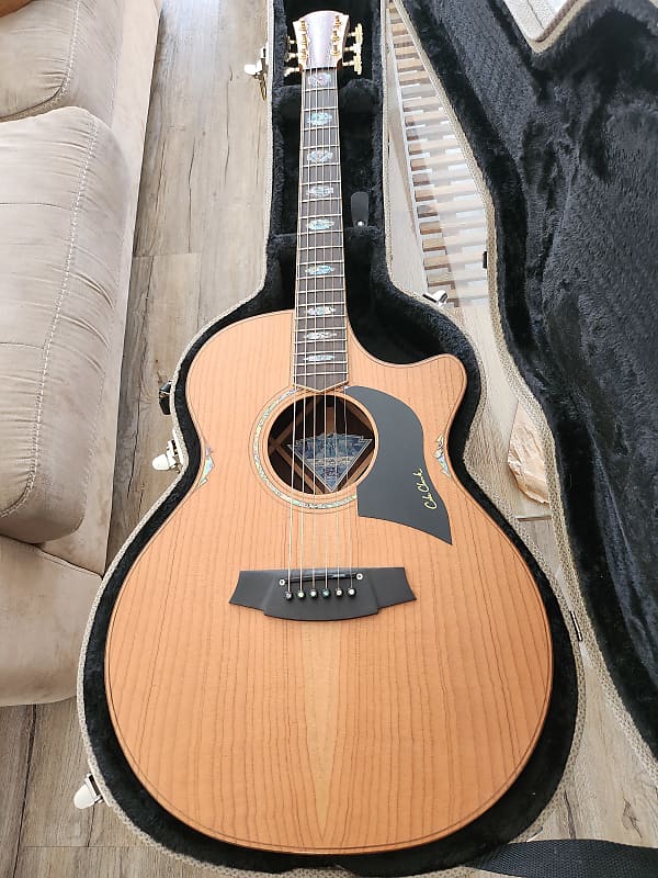 Cole Clark Angel 3 EC Cedar of Lebanon Top-Redwood Back & | Reverb
