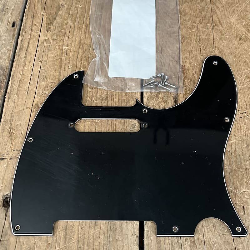 Fender Telecaster Pickguard 8 Hole 3ply BWB with original | Reverb