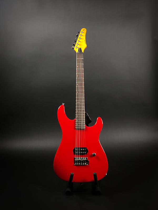 Samick SS50 Single Humbucker Electric Guitar, Red | Reverb