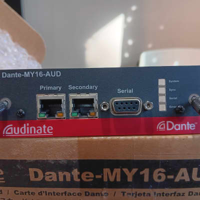 Yamaha Audinate Dante-MY6-AUD Dante interface card | Reverb