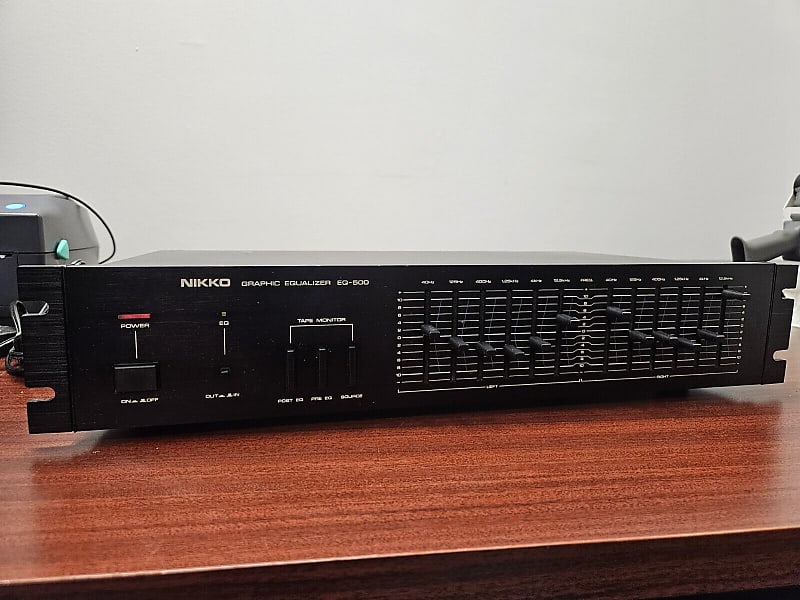 Nikko EQ- Nikko EQ-500 Stereo Graphic Equalizer With Rack | Reverb