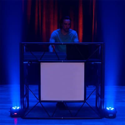 American DJ Pro Event Table 2 MB Foldable Portable Metal DJ | Reverb