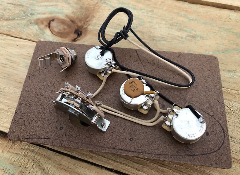 Fender Stratocaster Bridge Tone Control Mod Wiring Harness | Reverb