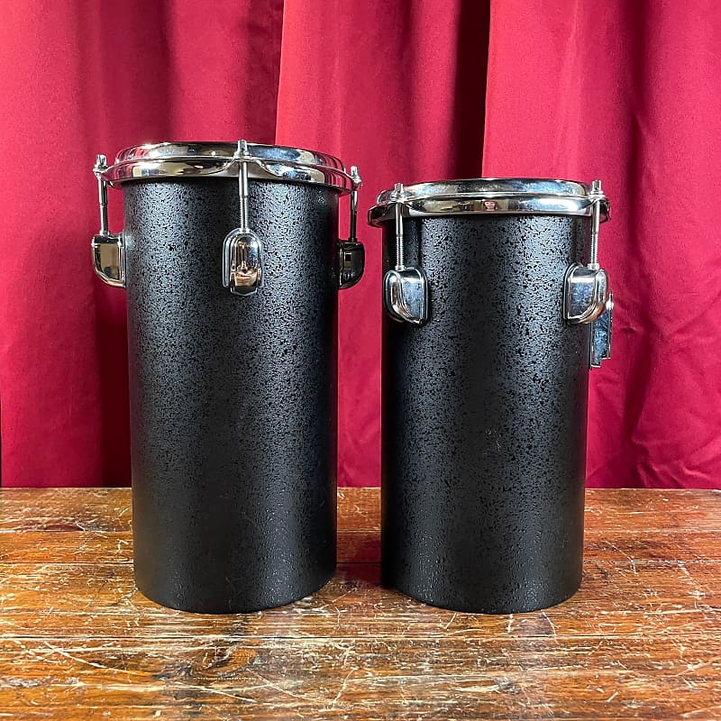 Tama 11" & 11.75" Octoban Drums Black - 280mm & 301mm | Reverb