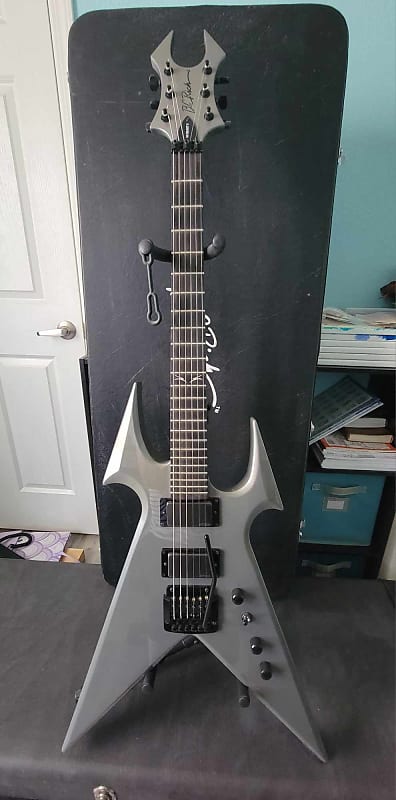 B.C. Rich Kerry King Beast V early 2000's - Gun Metal Gray | Reverb