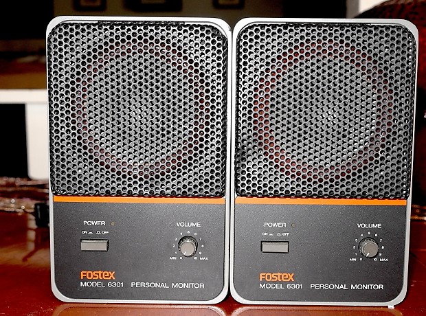 Fostex 6301 PAIR reference monitors low use! | Reverb