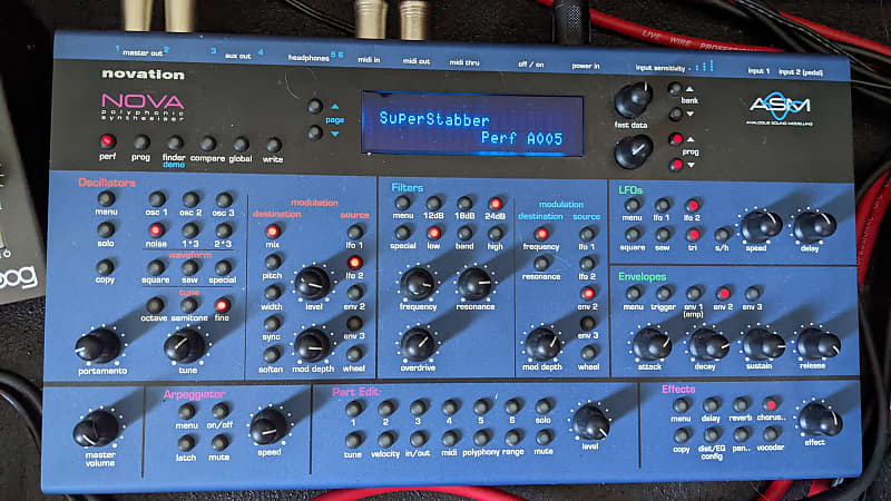 NOVATION NOVA Desktop Synthesiser VA Sound module Vocoder | Reverb UK