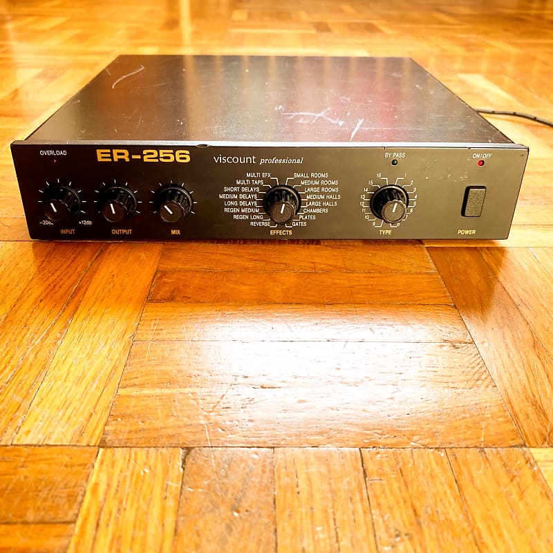 Viscount ER-256 Half rack Multieffect Reverb Delay Box, etc.! | Reverb