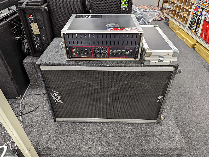SWR SM-400 Bass Rack Amplifier with Peavey Model 215D-BW | Reverb