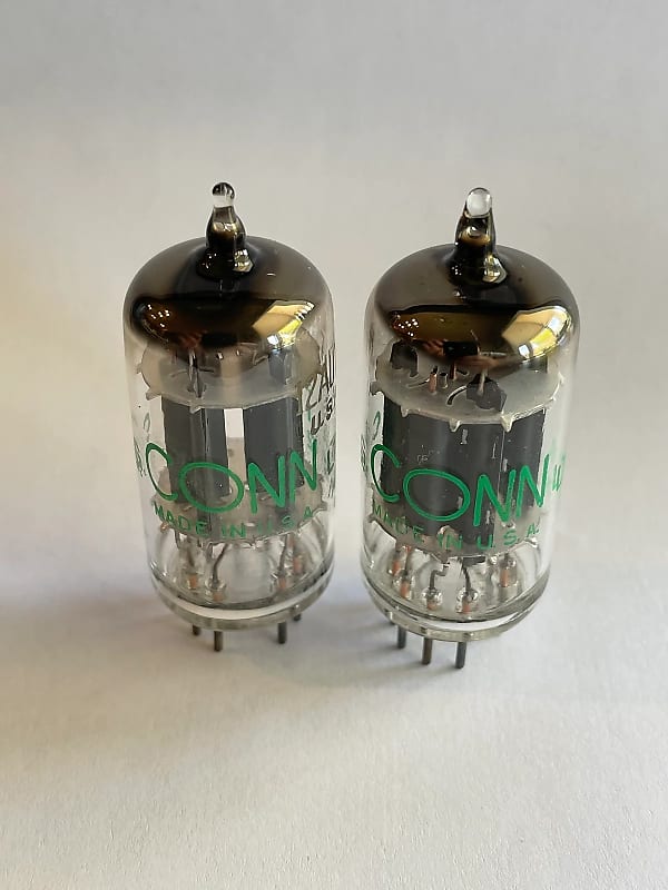 Vintage Matched Pair Sylvania (Conn) 12au7 Preamp Tubes | Reverb