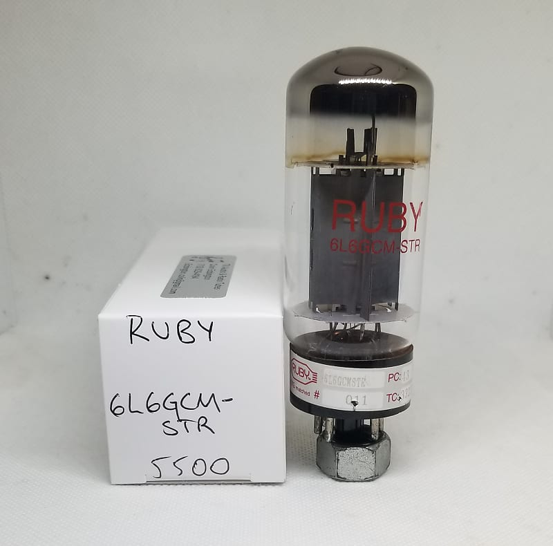 Ruby 6L6GCM-STR Single NOS 6L6 6L6GC | Reverb