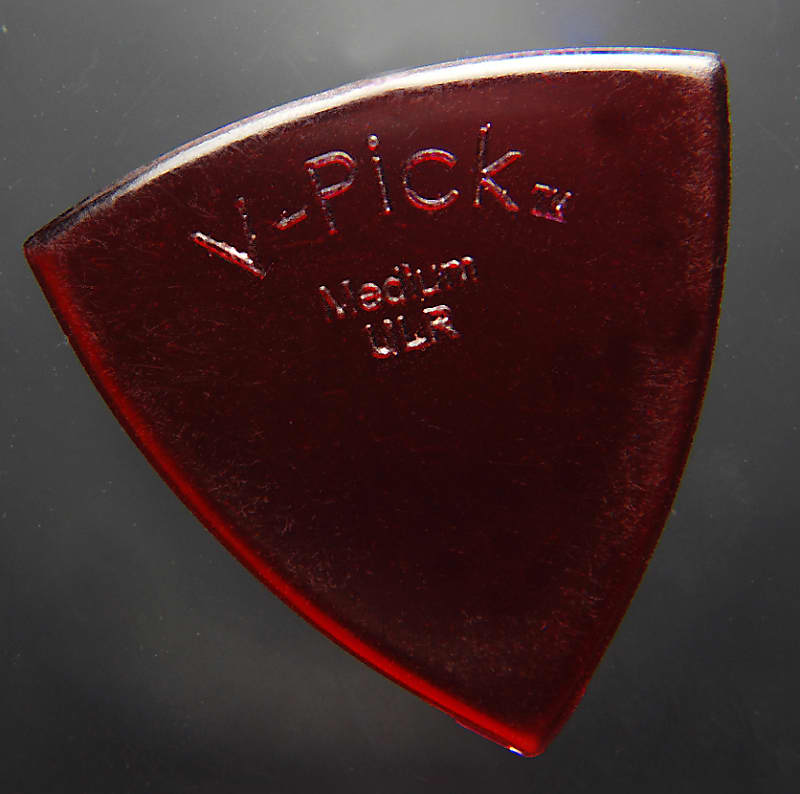Medium Pointed Ultra Lite Ruby Red Guitar Pick | Reverb