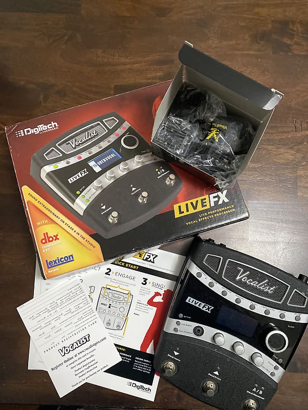 Digitech Vocalist FX Live Black | Reverb