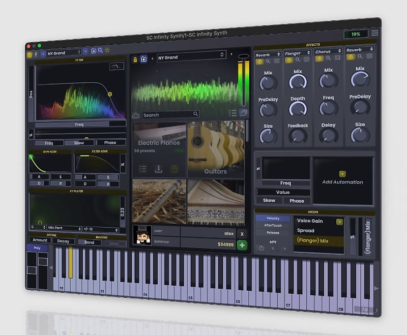 Stagecraft Software Infinity Synth Piano Synth [Virtual] | Reverb