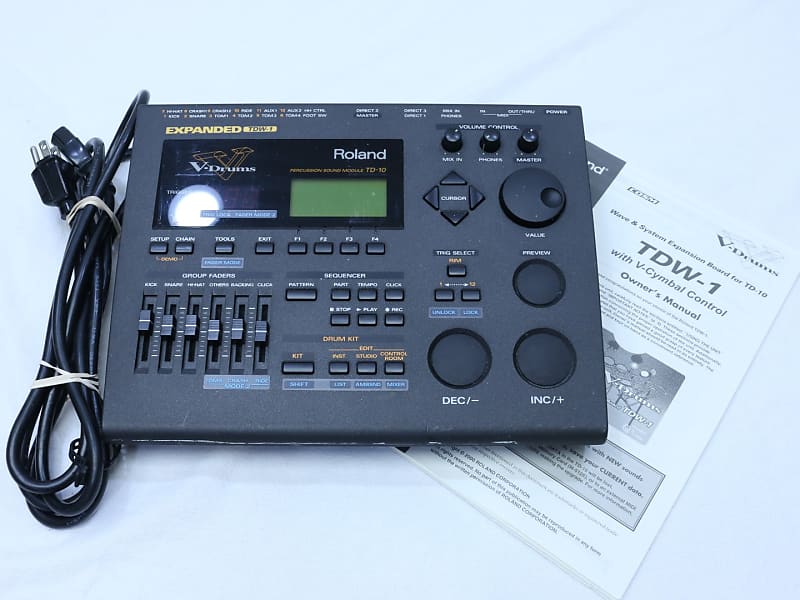 Roland TD-10 Drum Module Brain TD10 TDW1 Expansion | Reverb