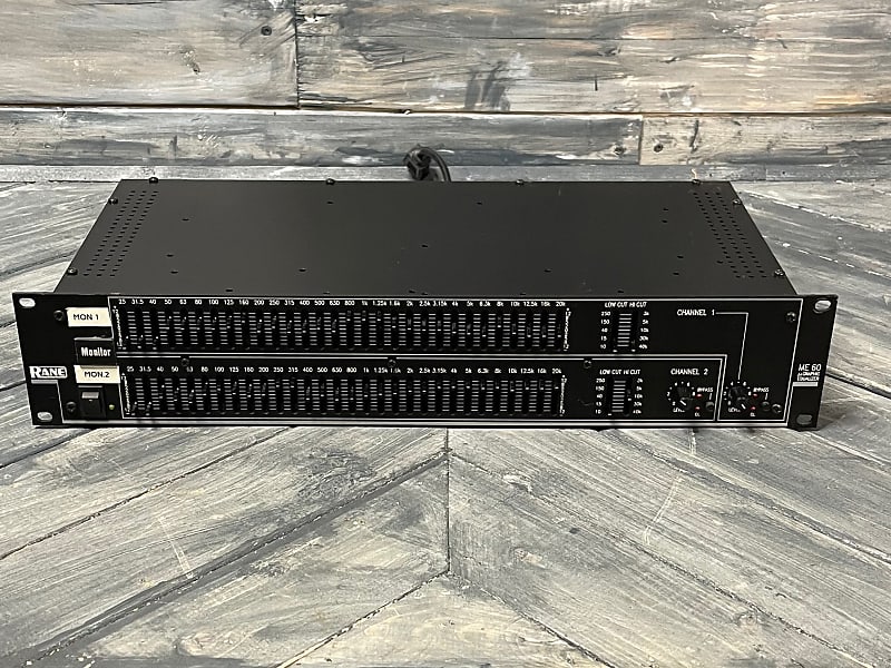 Used Rane ME-60 1/3rd Octave MicroGraphic 2-channel EQ Rack | Reverb
