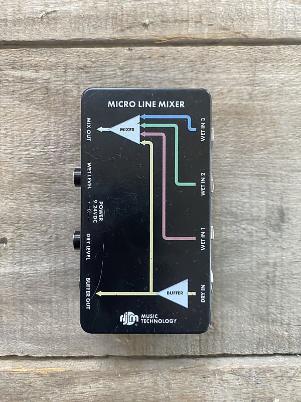 RJM Micro Line Mixer 2024 - Black | Reverb
