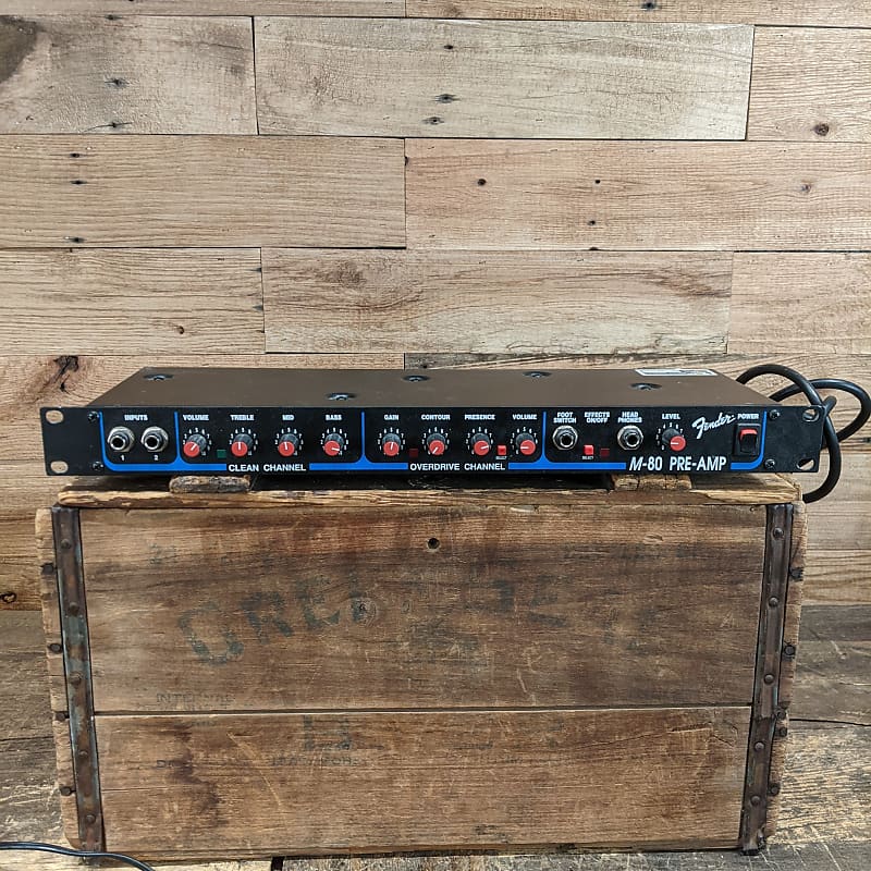 Fender M-80 Preamp Rackmount Unit | Reverb