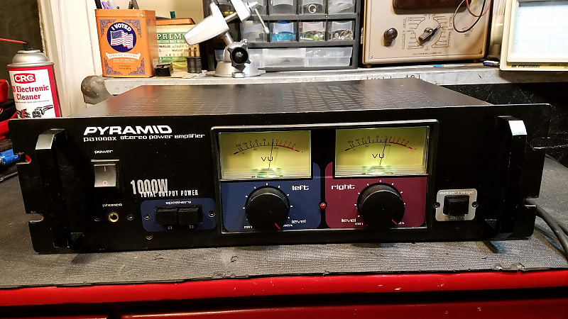 Pyramid PA1000X stereo power amplifier | Reverb