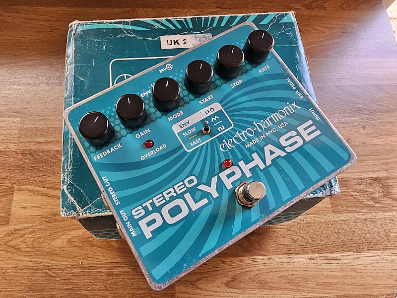 Electro-Harmonix Stereo Polyphase 2008 - 2016 - Blue BOXED | Reverb UK