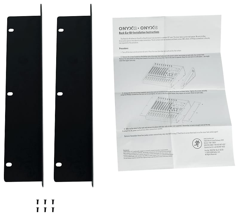 Mackie Onyx16 Rack Ear Kit For Onyx 16 Mixer | Reverb