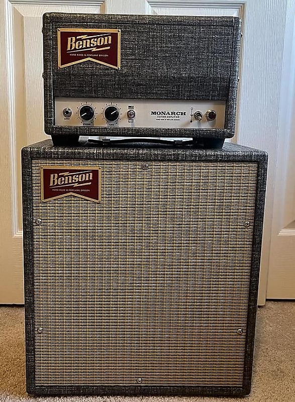 Benson Monarch 15 watt Guitar Amp Head and Benson 1x12 cab | Reverb