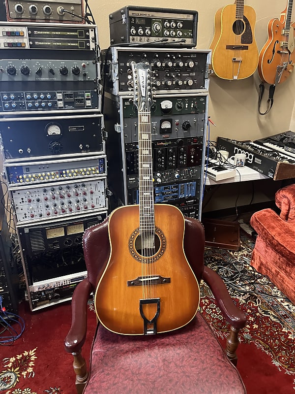 Eko Ranger xii 1960s twelve string acoustic guitar | Reverb