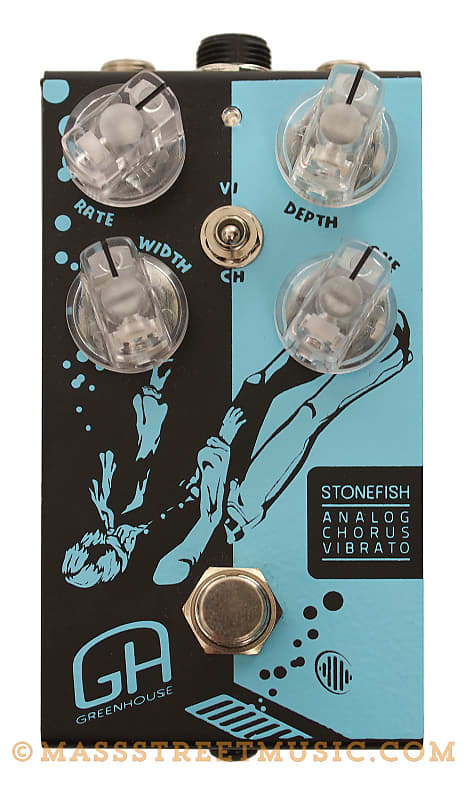 Greenhouse Effects EFFECTS STONEFISH ANALOG CHORUS & VIBRATO | Reverb