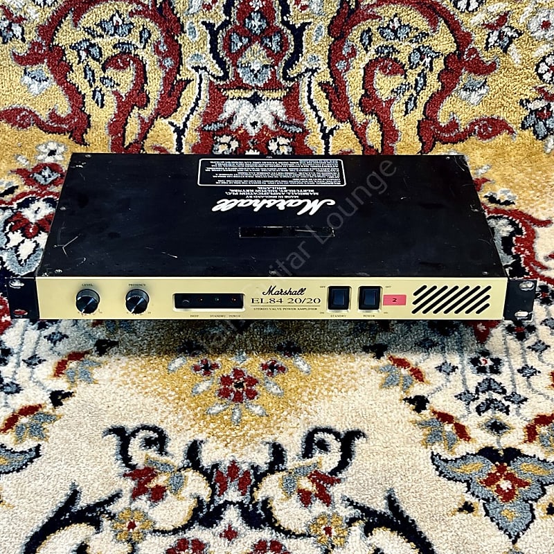 1997 Marshall - EL84 20 20 Stereo Valve Power Amp - 19 Zoll - | Reverb