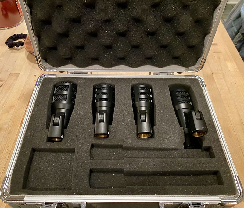 Audix Drum Mic pack 3 F10 and one F 12 and case. | Reverb