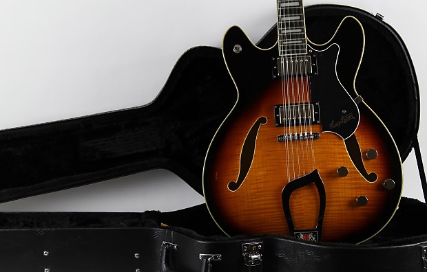 REDUCED! Hagstrom Viking Deluxe 12-String Semihollow-Body | Reverb