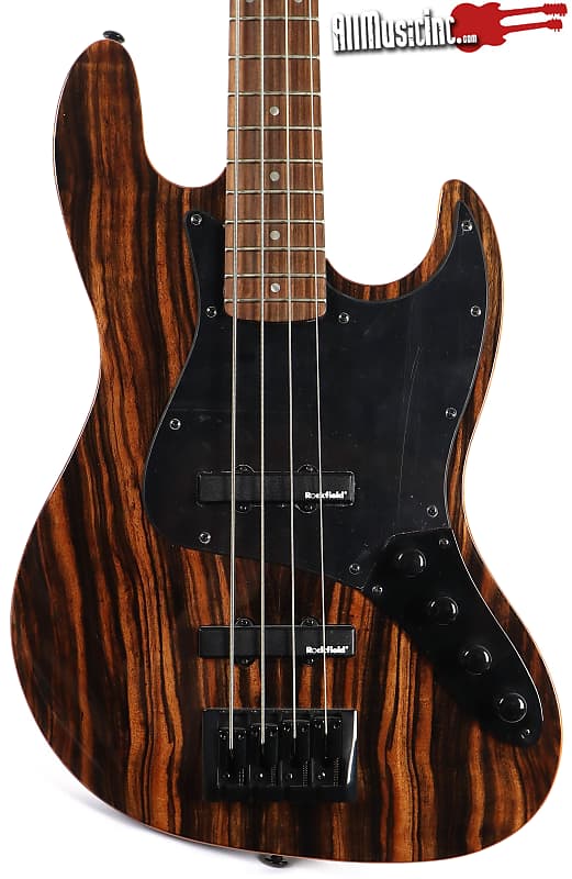 Michael Kelly Element Striped Ebony Prototype Electric Bass | Reverb