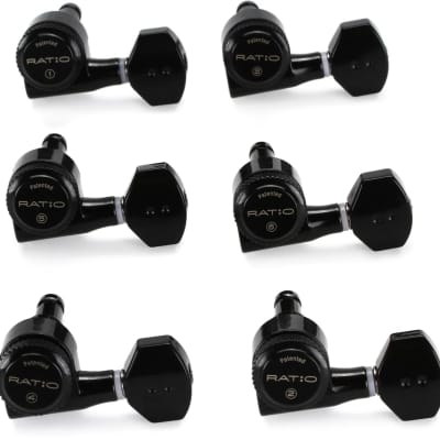 Graph Tech Ratio PRL-8721-CO Chrome - 6-in-line locking | Reverb