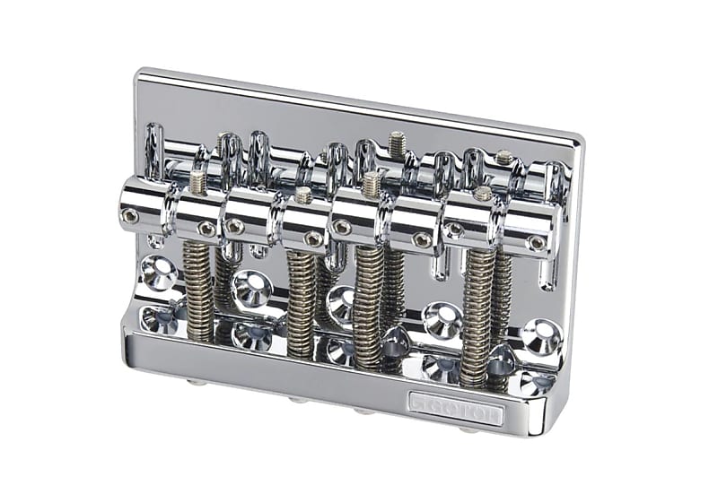 NEW GOTOH 201 BASS BRIDGE 'BB-0356-010' CHROME Hi-MASS P & J | Reverb