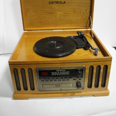 Detrola KM837 Record/ CD AM/FM/Cassette Player 2004 | Reverb
