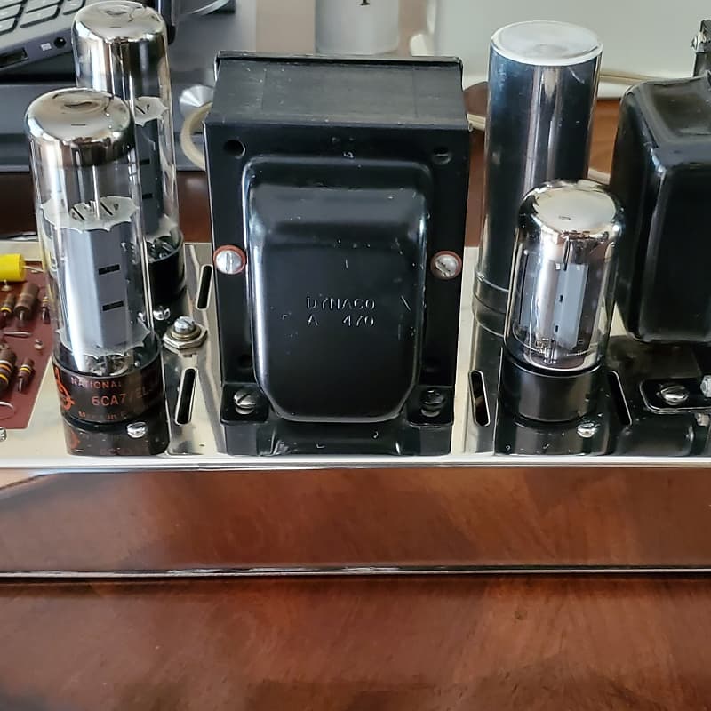 Dynaco Mark IV Dual Mono Amps 1970,s Chrome | Reverb