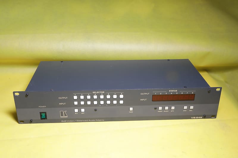 Kramer 848VS 8x8 Analogue Audio Matrix switcher | Reverb