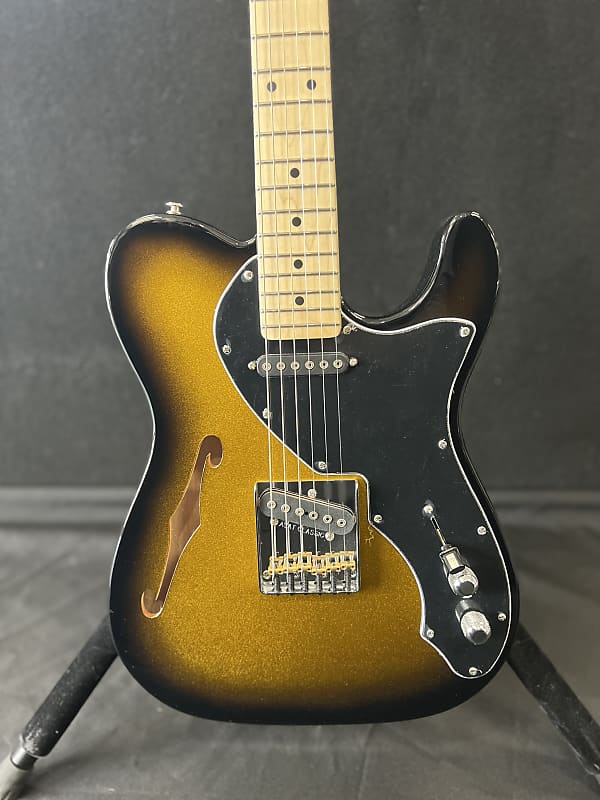 G&L USA ASAT Classic Semi-Hollow 2023 GoldBurst Alder body | Reverb
