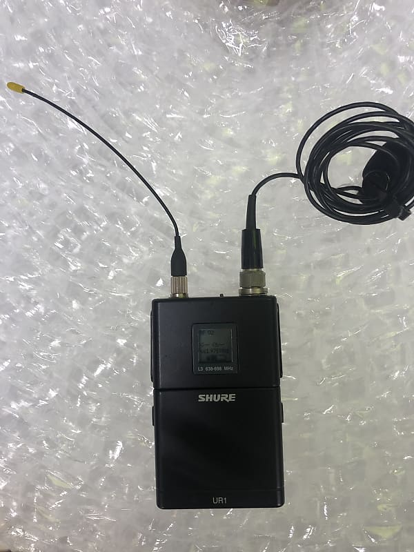 Shure UR1 / WL184 UHF Wireless Lavalier Microphone Bodypack | Reverb