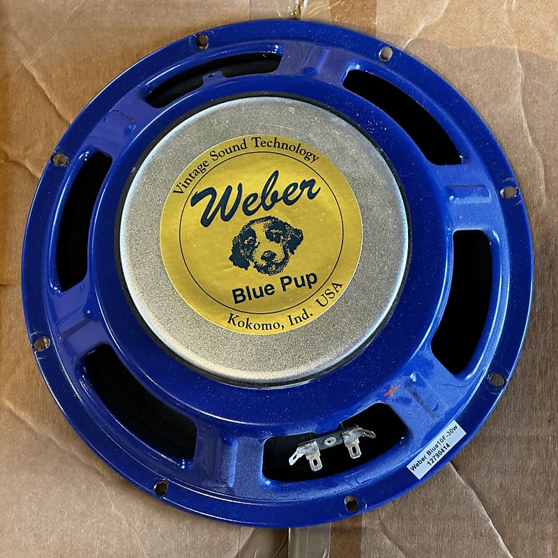 Weber Ceramic Blue Pup 10" Speaker 30W 8 Ohm | Reverb