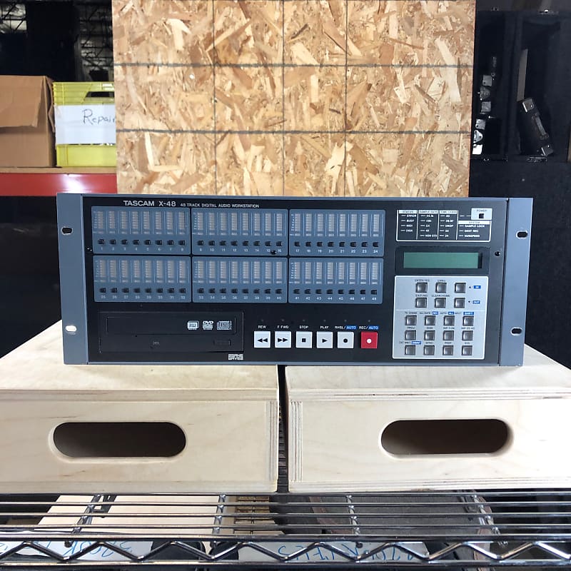 TASCAM X-48 multi-track recorder w/2 IF-AN2424 analog i/o | Reverb