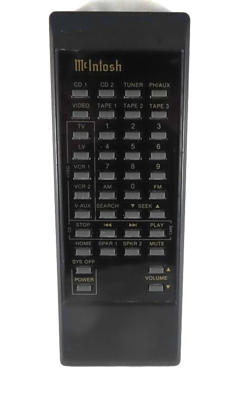 Original OEM McIntosh C38 & MX120 Preamplifier Remote Control | Reverb